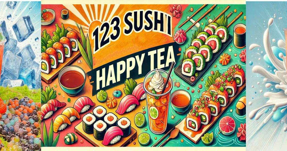 123 Sushi & Happy tea